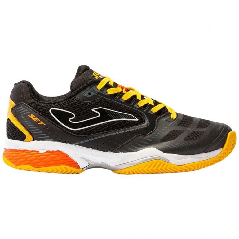 Chaussures Joma Tennis Set 2201 Toutes Surfaces Homme Noir/Jaune ...