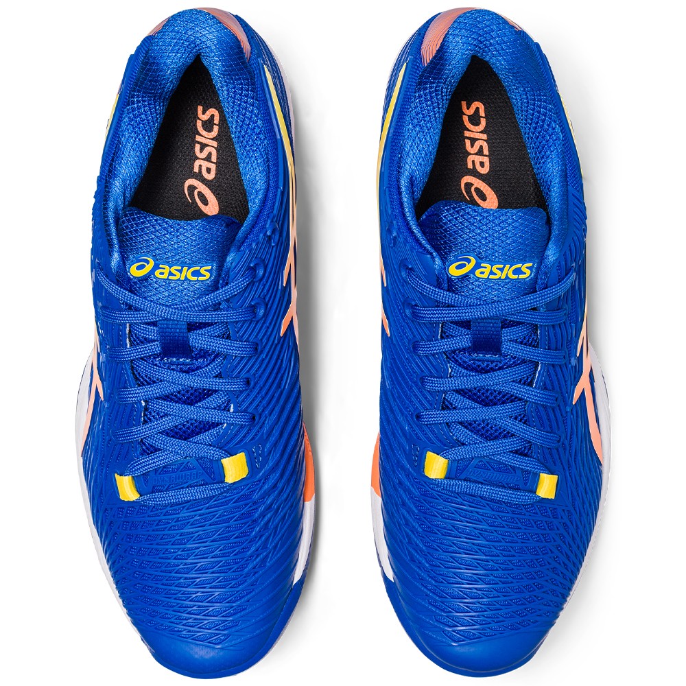 Chaussures Asics Solution Speed FlyteFoam 2 Homme Bleu/Orange